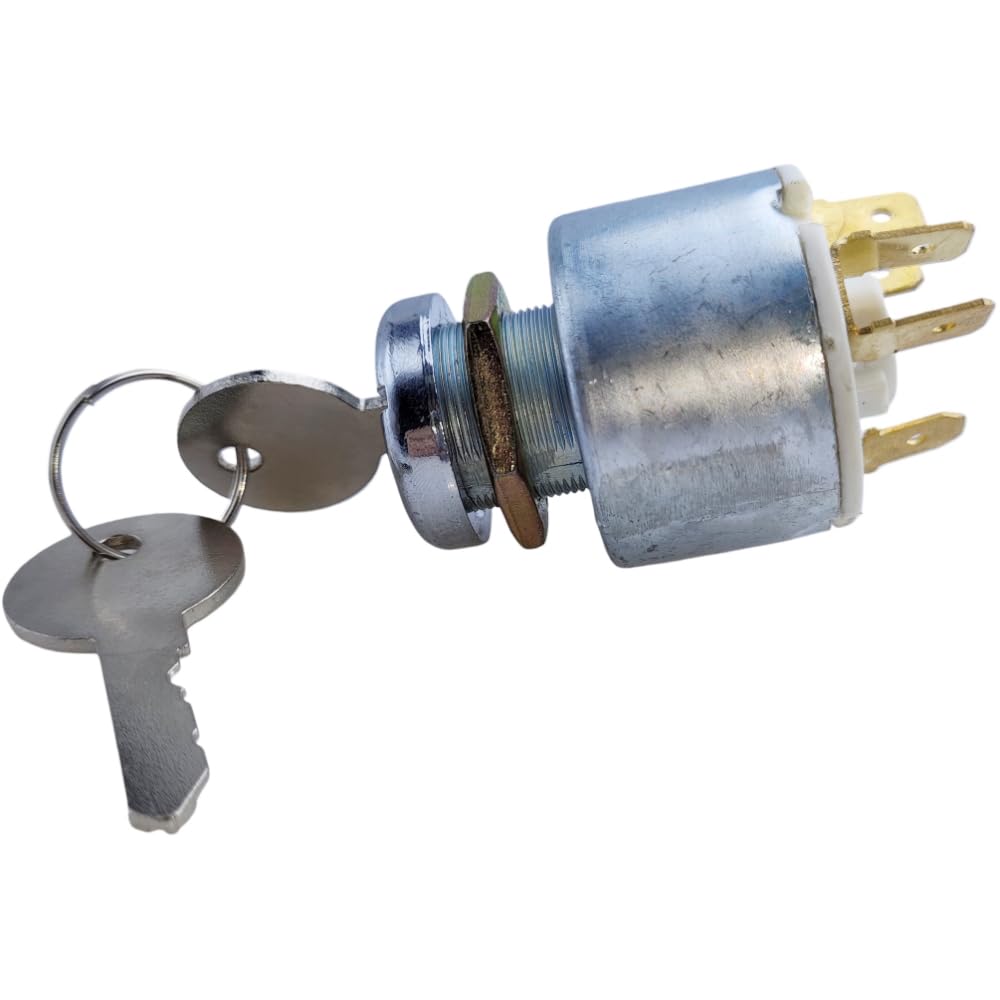 Amazon.com: XYZIL Ignition Key Starter Switch & 2 Keys for Car Tractor ...