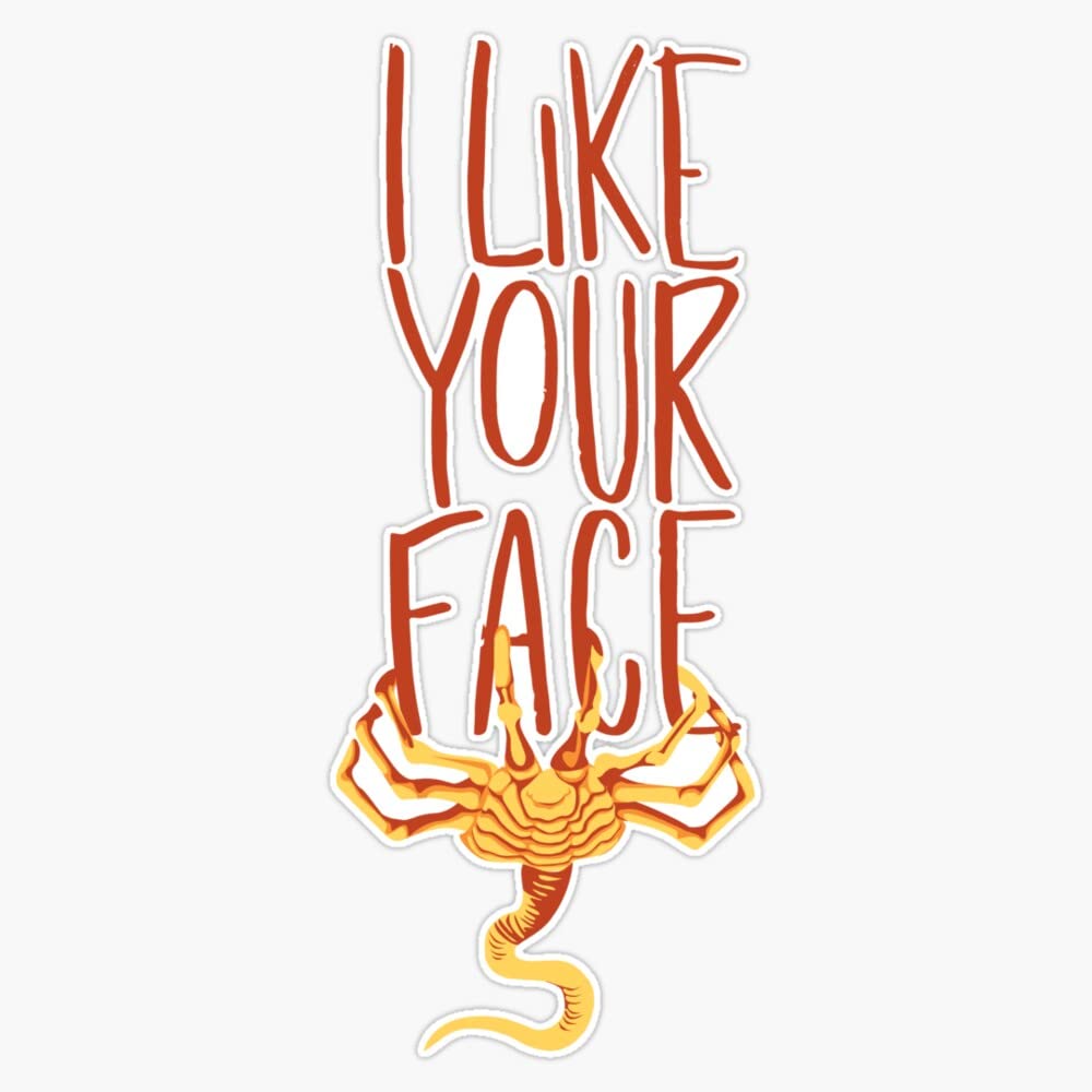 Amazon.com - Facehugger Bumper Sticker Vinyl Decal 5"