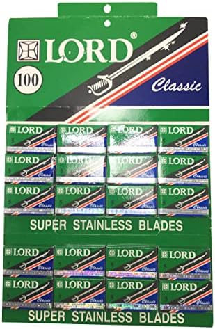 Amazon.com: 50 LORD Super Stainless Classic Double Edge Safety Razor ...