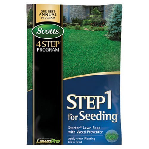 Scotts 36905 LawnPro Step 1 for Seeding Starter Lawn Food with Weed ...