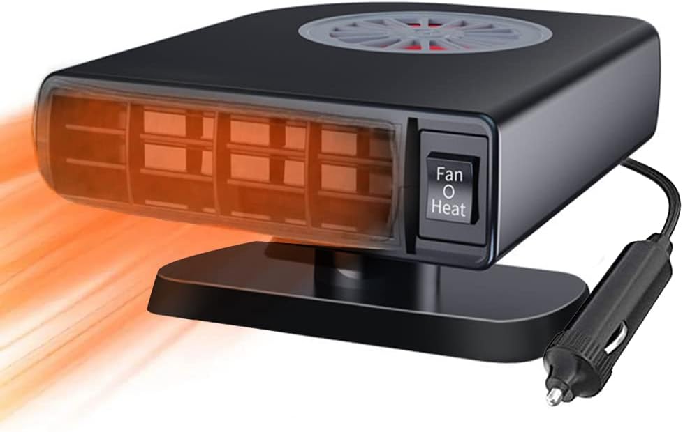 SIAMZYWV Car Heater,12V Car Heater Windshield Defroster with Defrost ...