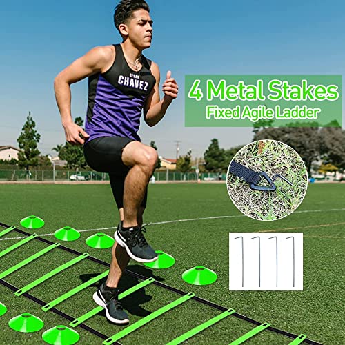 Snapklik.com : Speed & Agility Ladder Training Equipment Set, Includes ...