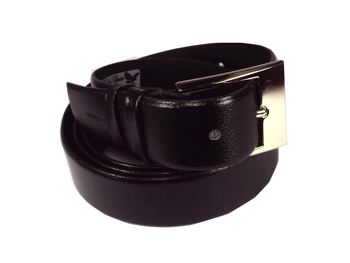 Cinto Masculina Couro Legítimo com Regulagem de Tamanho Cor:Preto ...