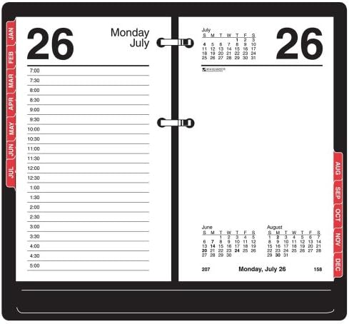 Amazon.com : AT-A-GLANCE Calendar refill w/monthly tabs, 2010 (E717T50 ...