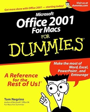 Buy Microsoft Office 2001 for Macs For Dummies Book Online at Low ...