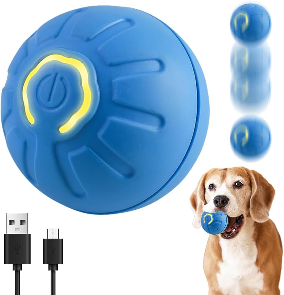 DOXLIO Juguete para Perros que Rebota Automáticamente, Pelota ...