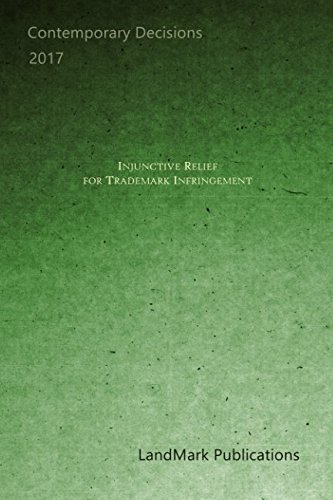 Amazon.com: Injunctive Relief for Trademark Infringement: 9781521591864 ...