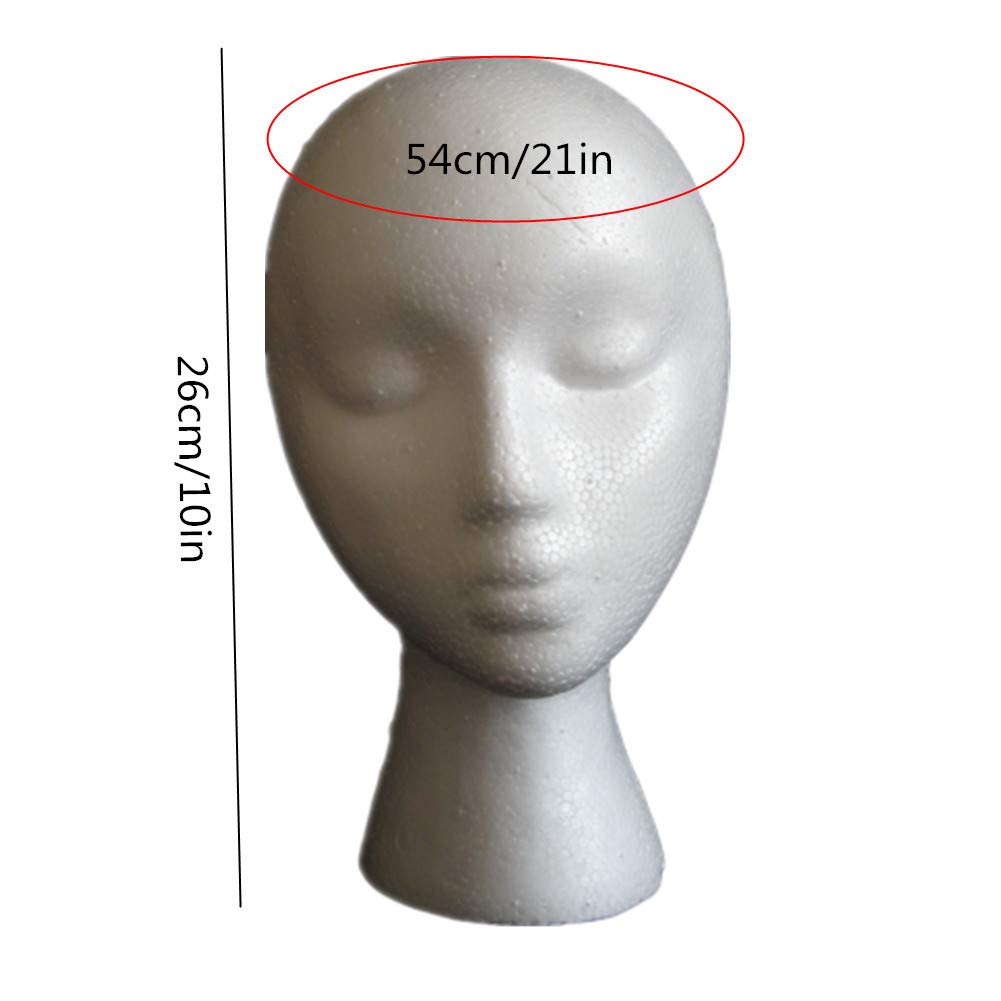 Styrofoam Mannequin Head