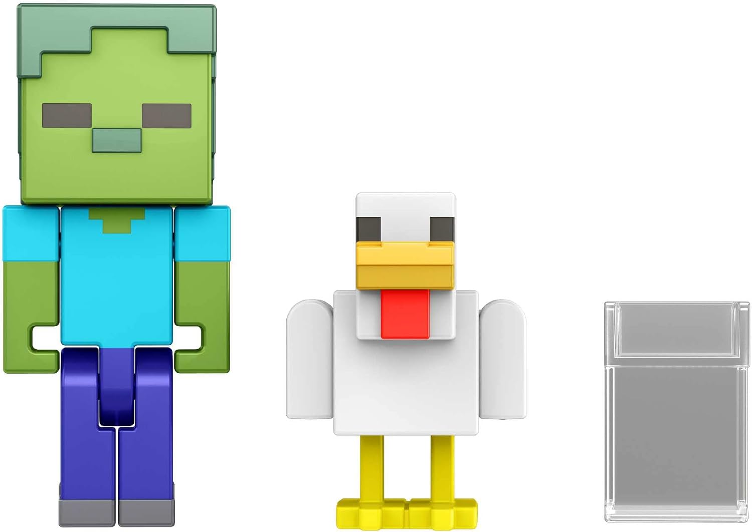 Minecraft Build-A-Portal Figures, 3.25-in Action Figure with Portal ...