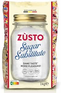 Zusto 1:1 Sugar Substitute 1kg bag suitable for diabetics, 75% less ...