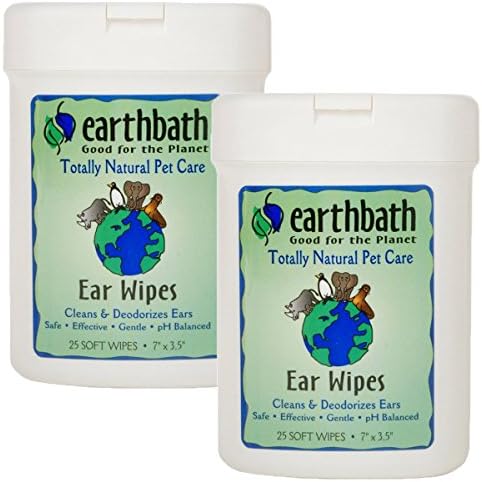 Amazon.com : earthbath, Dog Ear Wipes - Gentle Dog Ear Cleaner, Best ...