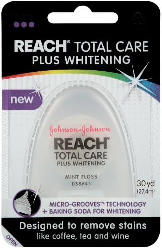 Amazon.com : Reach Total Care Plus Whitening Mint Floss, 30 Yard (Pack ...