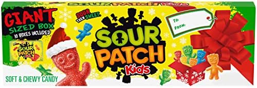 Amazon.com : SOUR PATCH KIDS Soft & Chewy Holiday Candy, Giant Gift Box ...