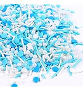 Amazon.com: Edible Pink and Blue Sprinkles for Cake Decorating, Pink ...