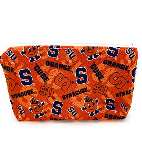 Amazon.com: Syracuse University zipper pouch, makeup bag, cosmetics bag ...