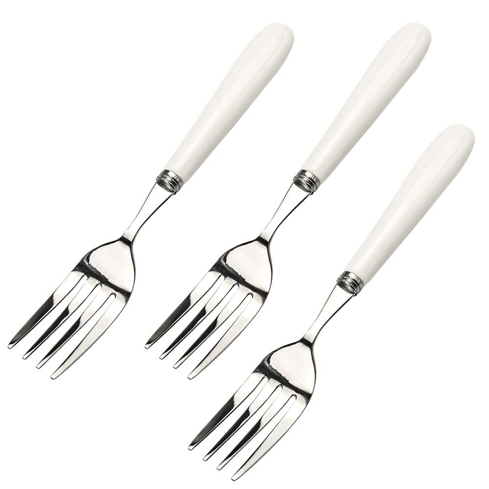 Amazon.com: 17cm 6.8inch 3pcs 4-Tine Forks Fine 18/10 Stainless Steel ...