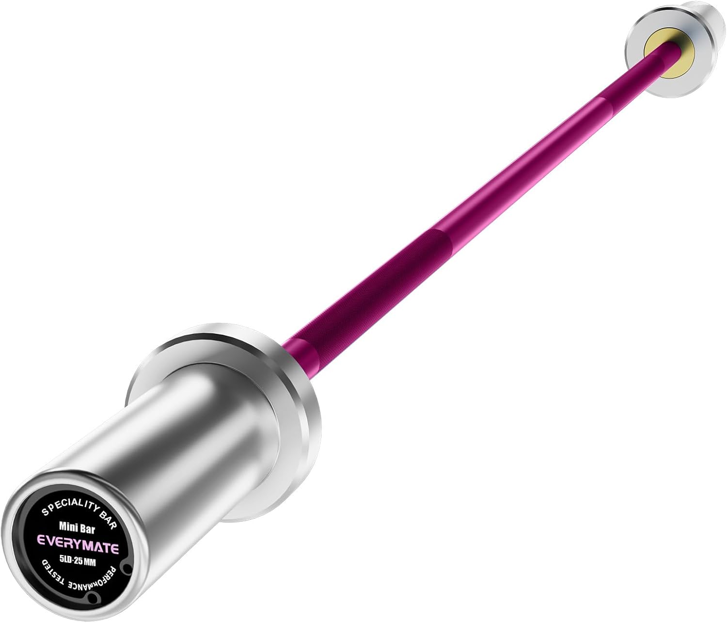 EVERYMATE Mini barra de pesas de 5 libras para principiantes, barra de ...