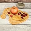 Amazon.com | BinaryABC Christmas Santa Hat Wood Serving Platters Wooden ...