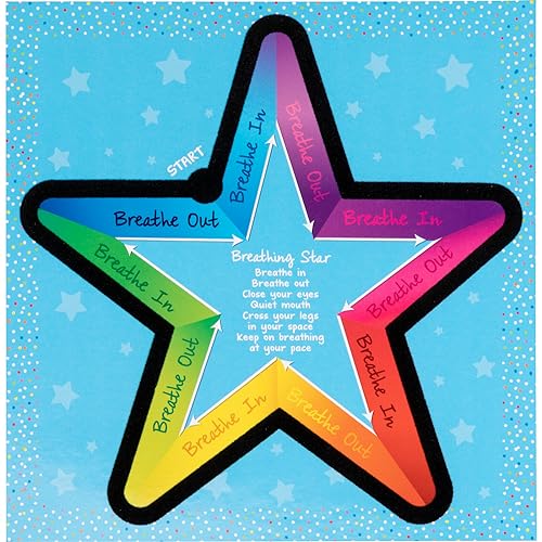 Snapklik.com : Tactile Breathing Star Cards - 6 Pack - Social Emotional ...