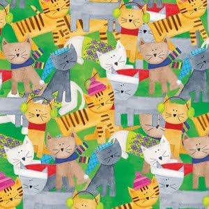 Amazon.com: Festive Felines Christmas Gift Wrap : Health & Household