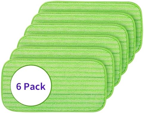 Amazon.com: Star Maktion 6 Pack Rounded Corners Mop Pads Compatible ...