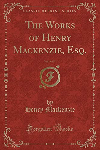 Henry Mackenzie – The 9 best books and matching products - textspace.net