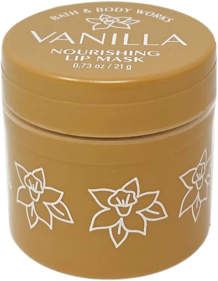 Amazon.com : Bath & Body Works Vanilla Nourishing Lip Mask - 0.73 oz ...
