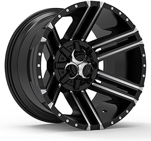 Amazon.com: Toxic AVENGER 305 Gloss Black/Milled Wheel Finish (20 x 12 ...