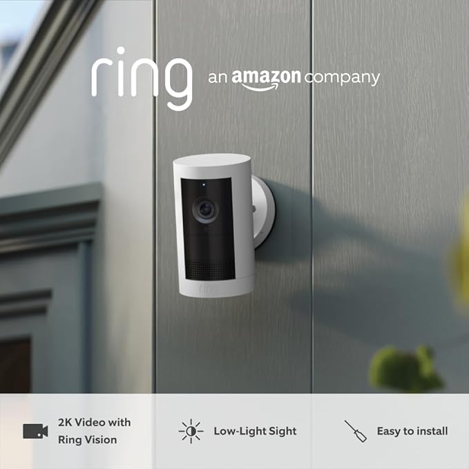 New Ring Outdoor Camera Plus Battery | DIY Wireless Outdoor Security ...