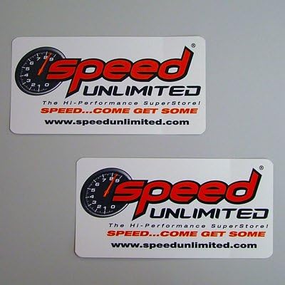 Amazon.com - Speed 7000 Unlimited Auto Drag Racing Decal Sticker 2pk ...