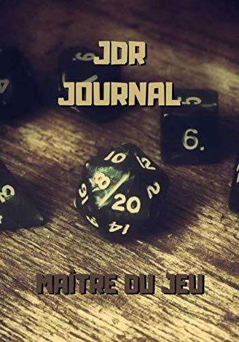 JDR Journal Maître du jeu: Dés marron - Carnet de jeu de rôle pour ...