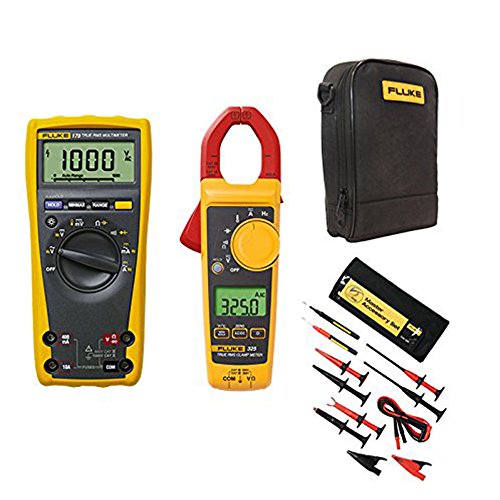 FLUKE 179 True RMS MULTIMETER | KITW | 325 CLAMP Meter | TLK-225 ...