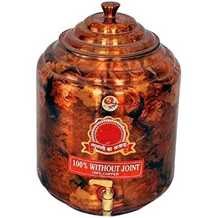 Buy 10 Liter Copper Tank, Copper Container, Copper Water Tank, Copper ...