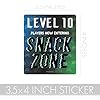 Amazon.com: DISTINCTIVS Stickers for Gamer Birthday Party Favor Bags ...