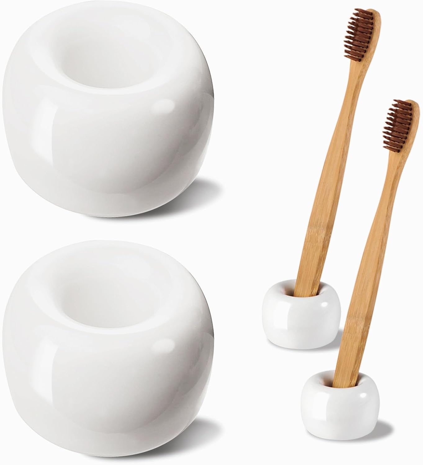 Amazon.com: SheeChung Mini Ceramic Toothbrush Holder, Small Handmade ...