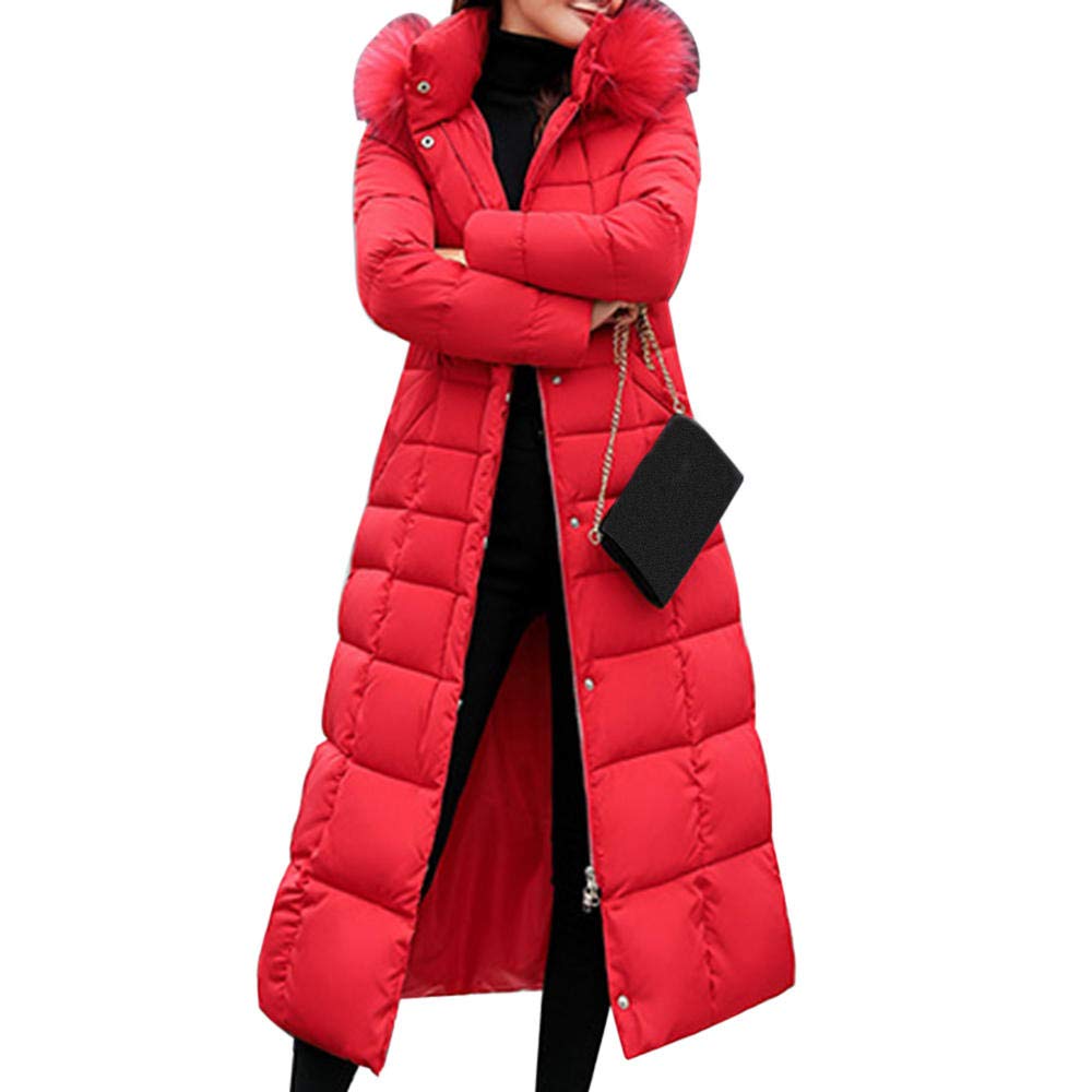 Long Hooded Jacket Trendy Coat Women Winter Jacket Cotton Padded Warm ...