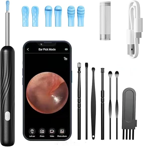 Amazon.com: PIGETALE Ear Wax Removal Camera, Earwax Remover Tool with 7 ...