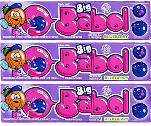 Big Babol Blueberry Gum (Pack of 3), 22.5g : Amazon.in: Grocery ...