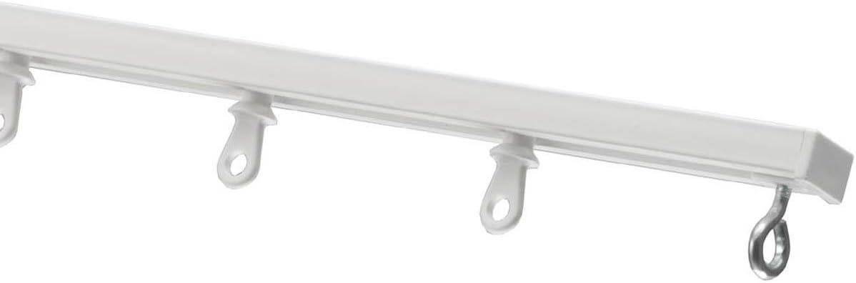 Amazon.com: Swish Furniglyde Curtain Track Set, White, 200 Cm : Home ...