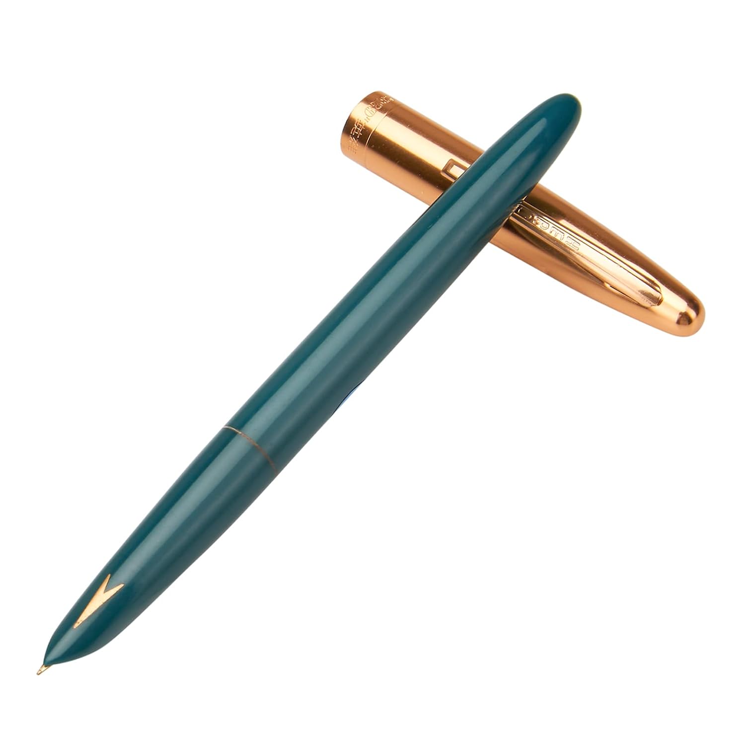 GOLD LEAF Hero Pen 329 Model Original Fountain Ink Pen Iridium Nib Gold ...