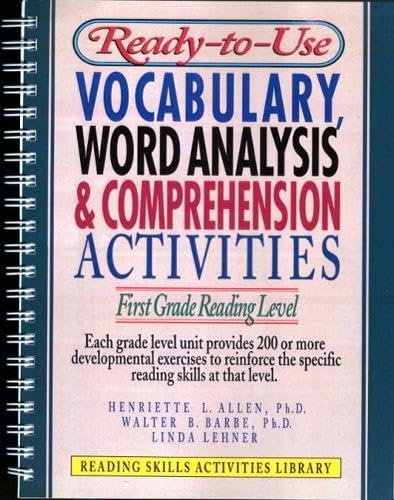Amazon.com: Ready-To-Use Vocabulary, Word Analysis & Comprehension ...
