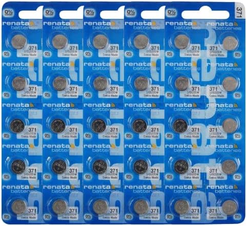 Amazon.com: Renata Silver Oxide Watch Battery 371 - SR920SW (10 ...