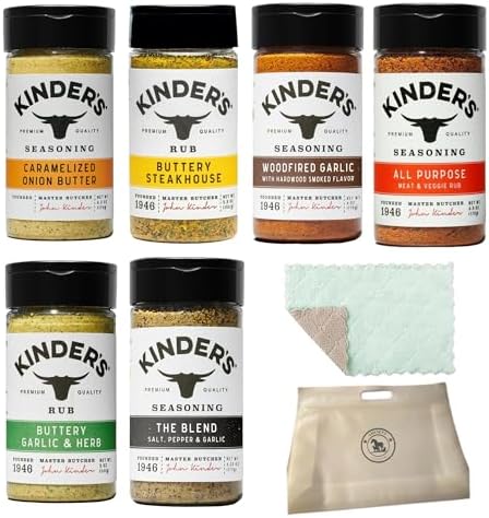 Amazon.com: KINDER'S Roasted Garlic Brown Butter Seasoning (9 Ounce)