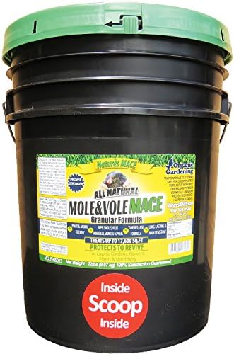 Amazon.com : Nature's MACE Mole & Vole Repellent 22lb Granular/Covers ...