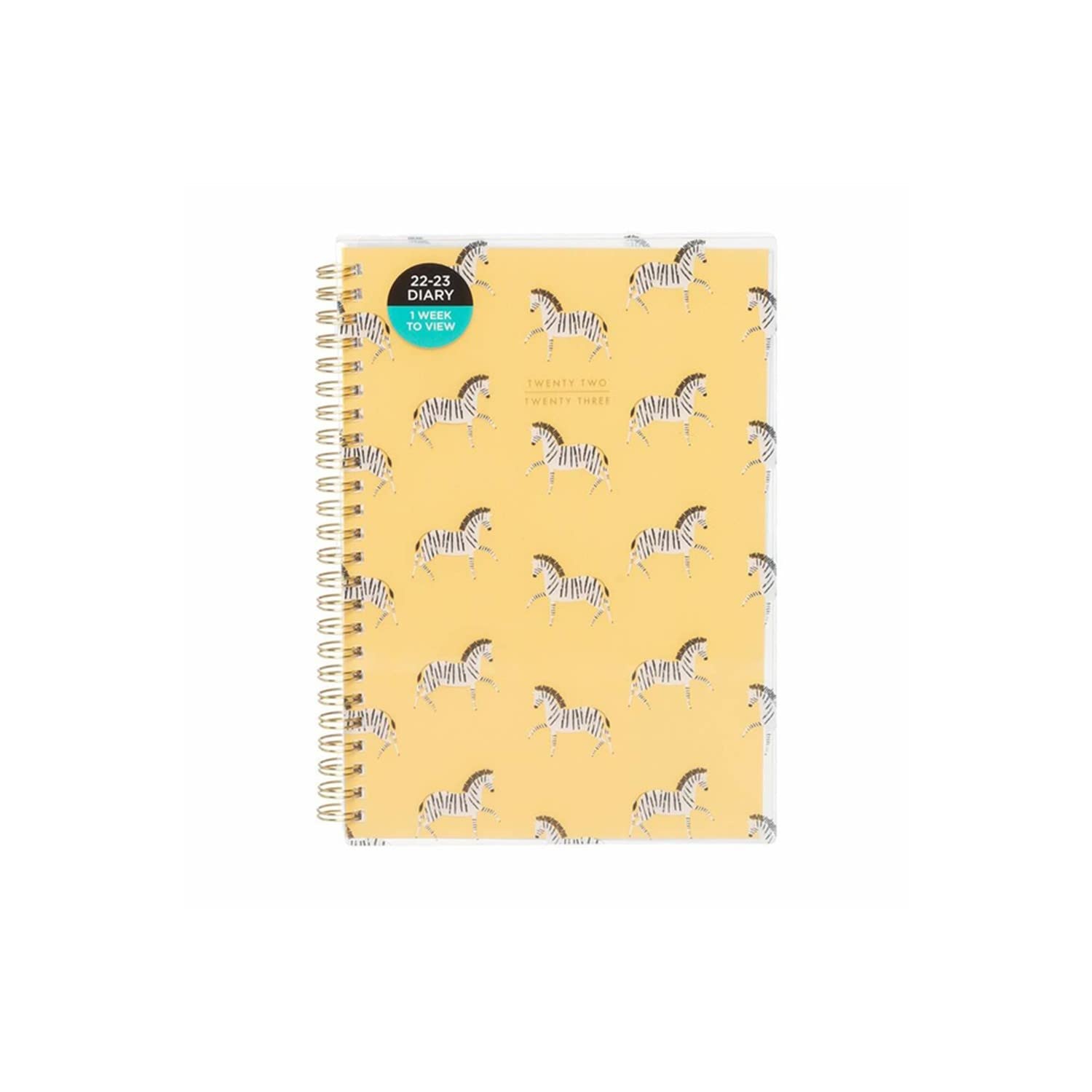 WHSmith 2022-2023 Academic A5 Week to View Zebra Mid Year Diary Wiro ...