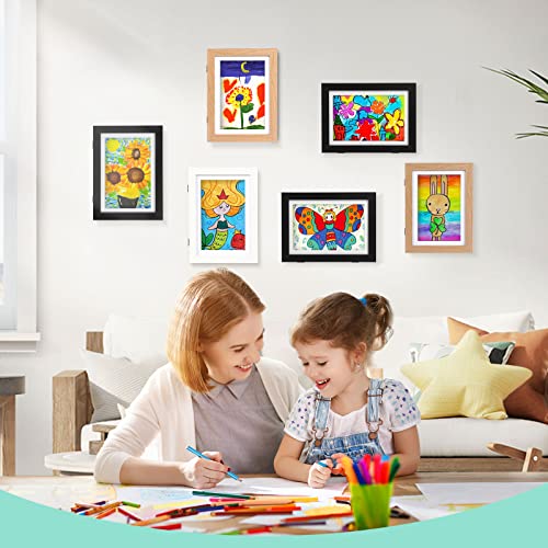 NIBESSER Kids Art Frames, Children Artwork Display Frame, Kids Artwork ...