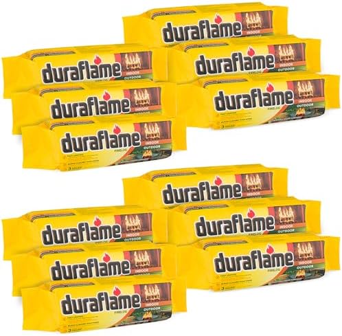 Amazon.com : Fire Logs for Indoor and Outdoor Use - 4.5 lb Quick Light ...