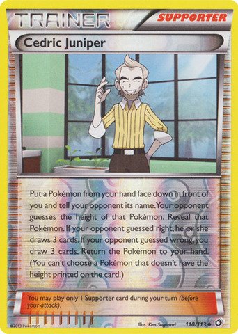 Buy Pokemon - Cedric Juniper (110/113) - Legendary Treasures - Reverse ...