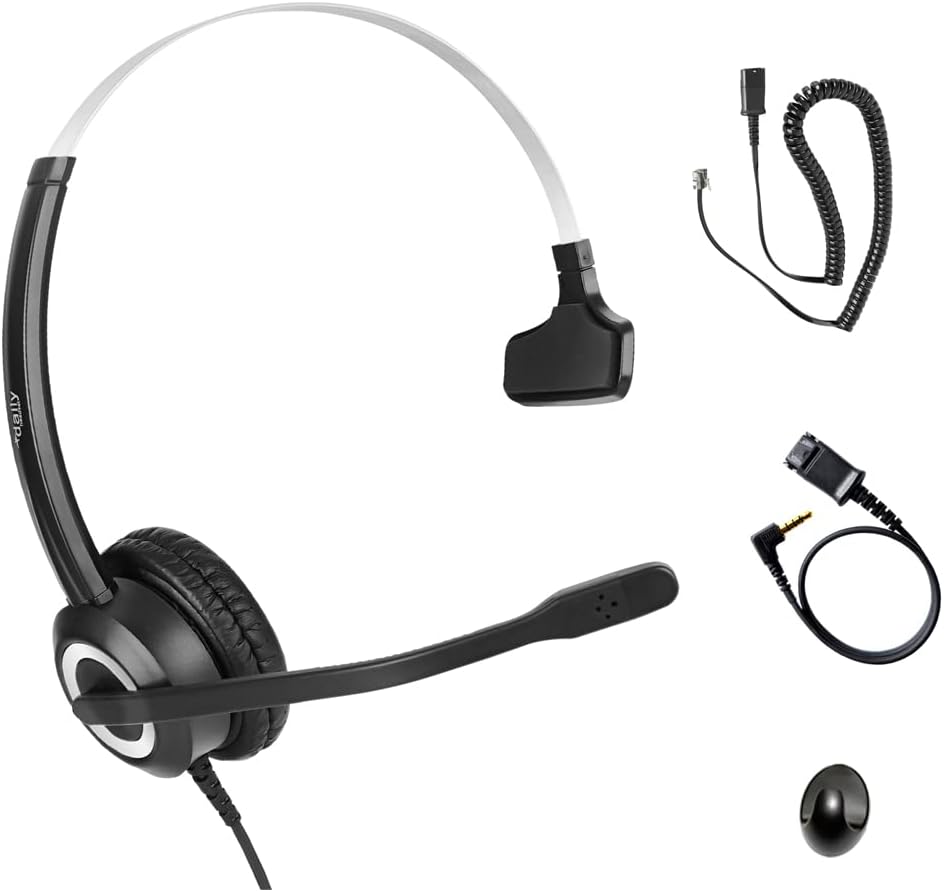 Amazon.com: Plantronics HW510 EncorePro Noise Cancelling Over Head ...