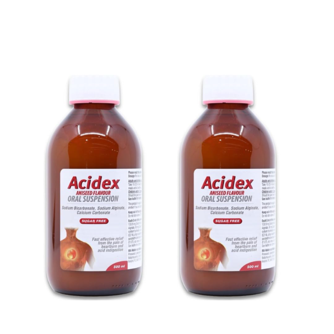 2 X Acidex Liquid Aniseed, 500ml Sugar Free : Amazon.co.uk: Health ...